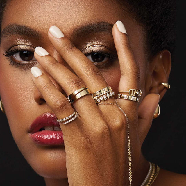 Luxe Open Diamond Wrap Ring – 770FJ