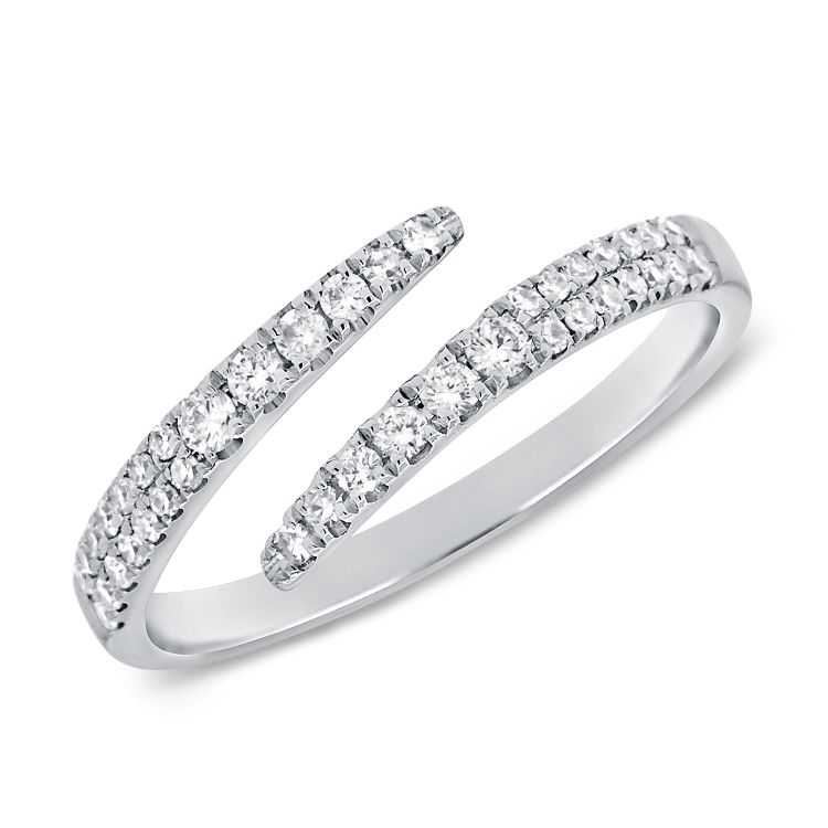 Open Diamond Wrap Ring – 770FJ